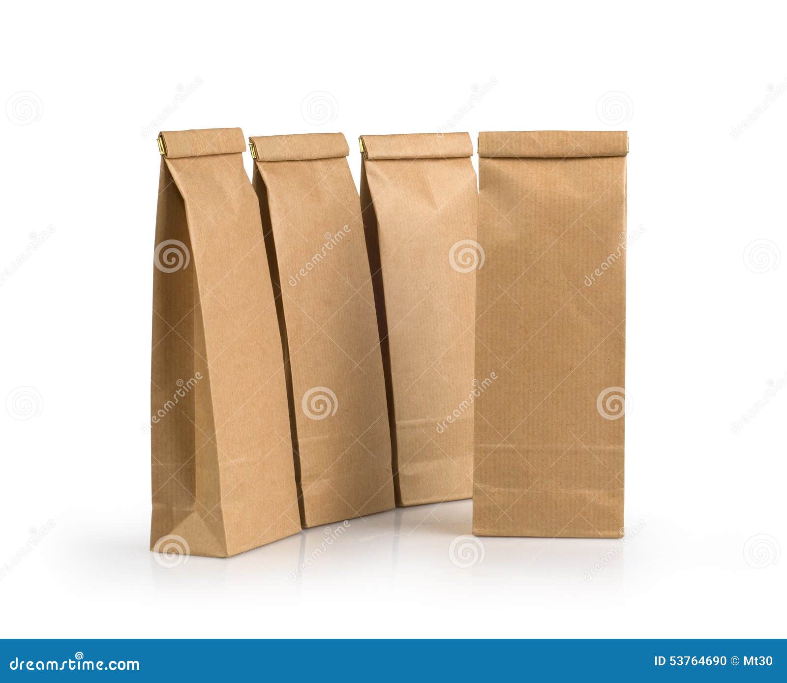 Kraft paper packages stock photo. Image of texture, 100g - 53764690