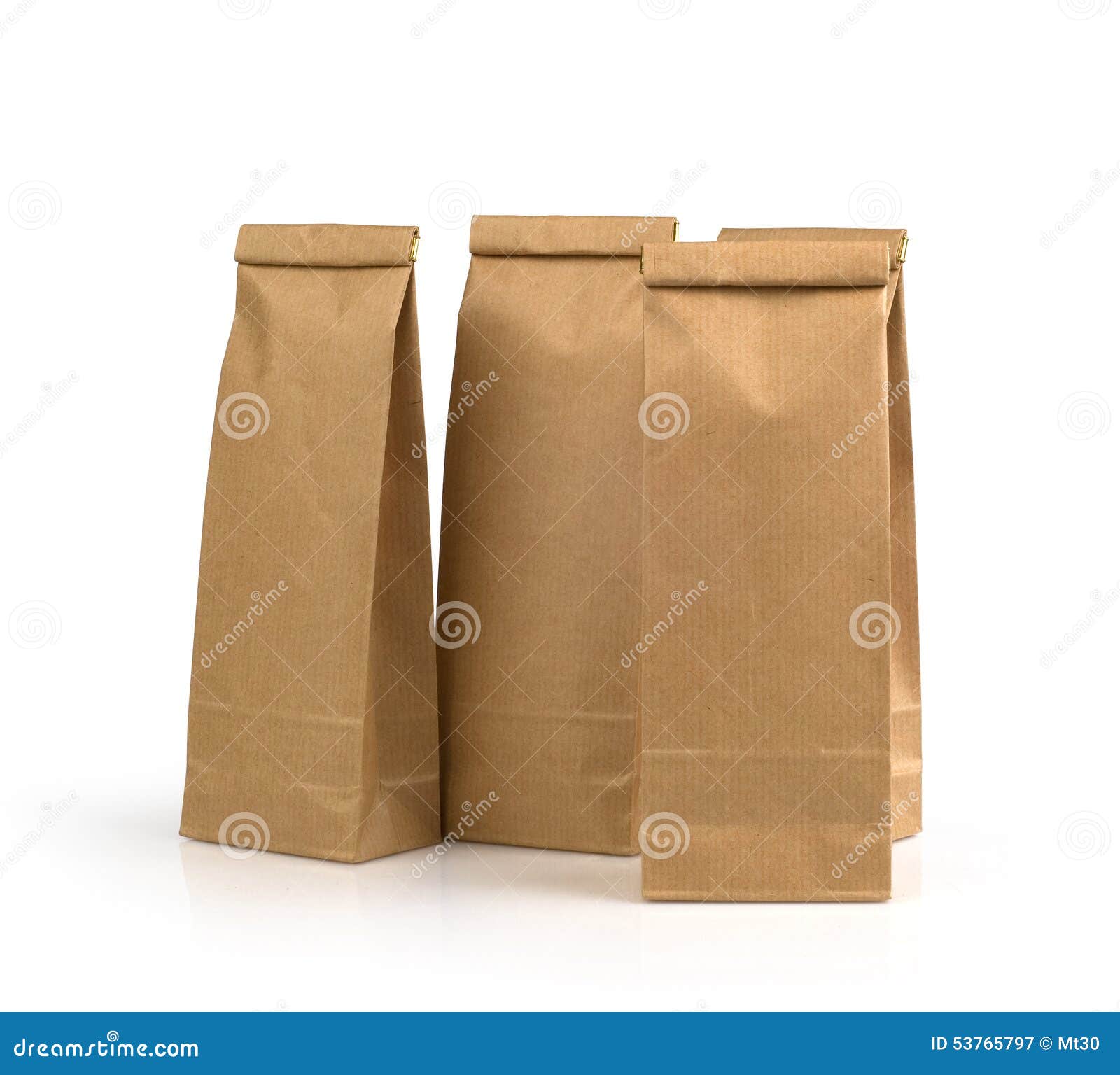 Kraft paper packages stock image. Image of shop, paper - 53765797