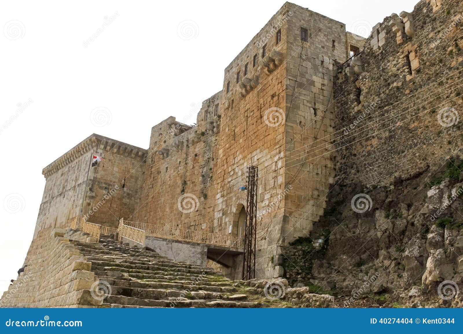 Krak des Chevaliers, Syria stock photo. Image of military - 40274404