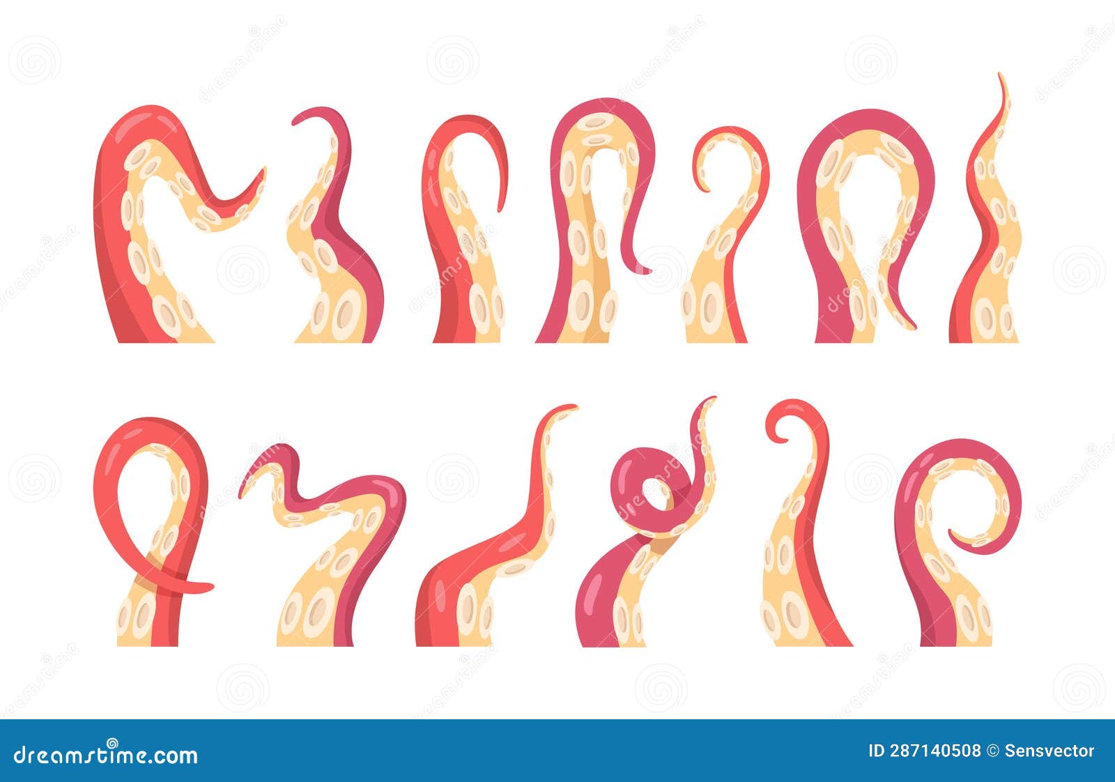 Kraken Squid Monster, Octopus with Tentacles Stock Illustration ... Kraken Squid Monster, Octopus with Tentacles Stock Illustration ...