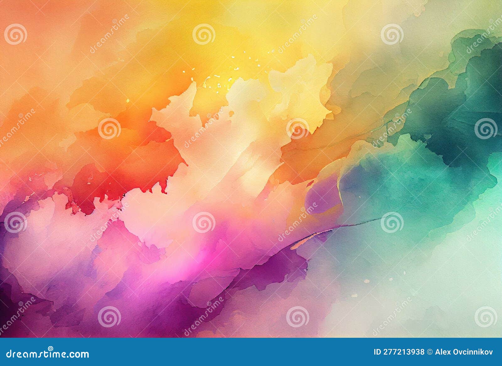 Kraki Watercolor Paint Texture Background For Invitations And Posters ...