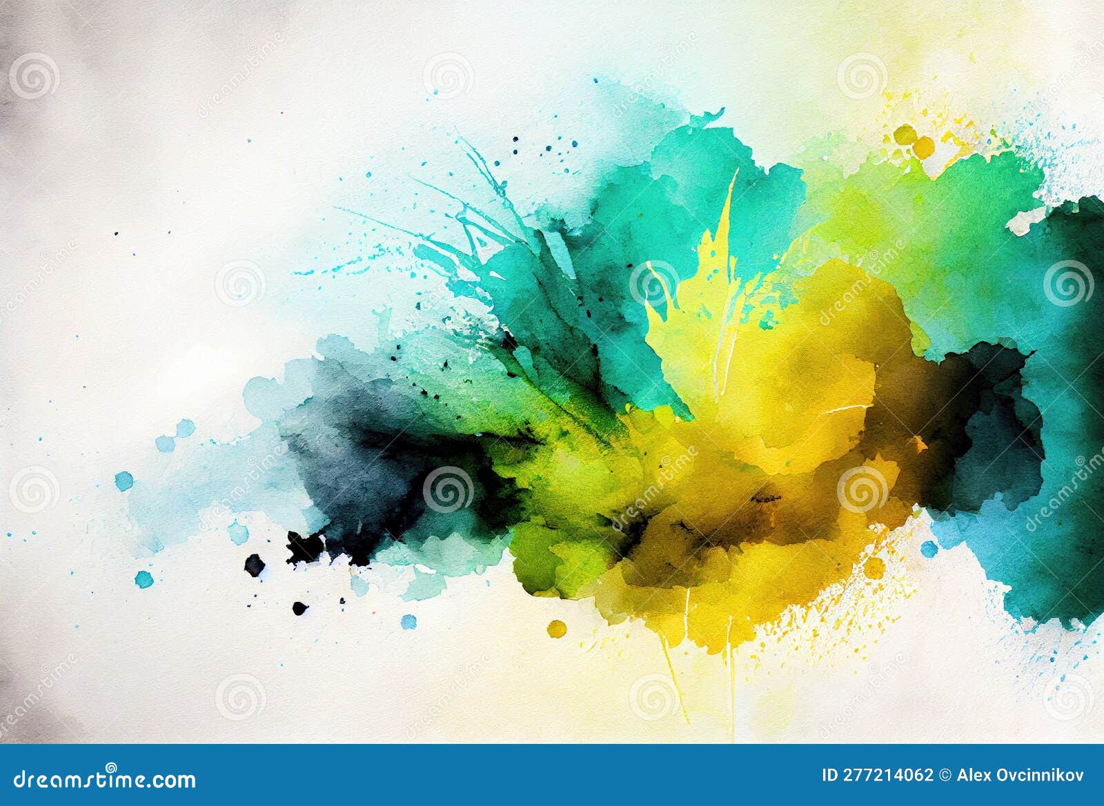 Kraki Watercolor Paint Texture Background For Invitations And Posters ...