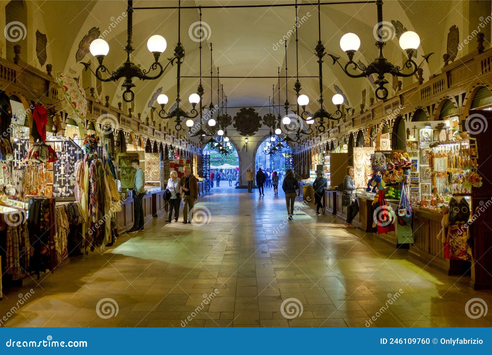 Krakow Cloth Hall editorial image. Image of tourist - 246109760