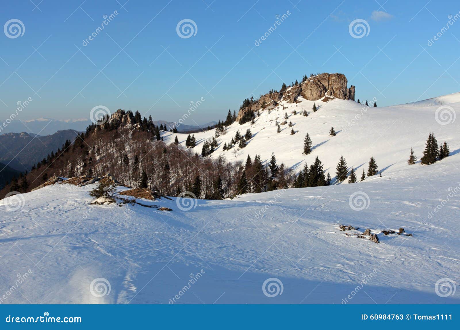 Winter In Slovakia With Severe Cold, Negative Temperature, Cold Season ...