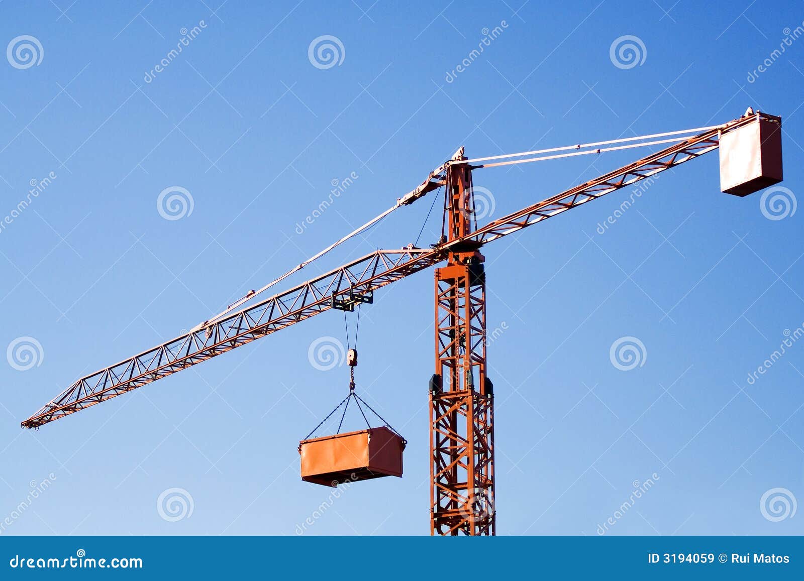 Kran stockbild. Bild von grundlage, ausrüstung, entwicklung - 3194059