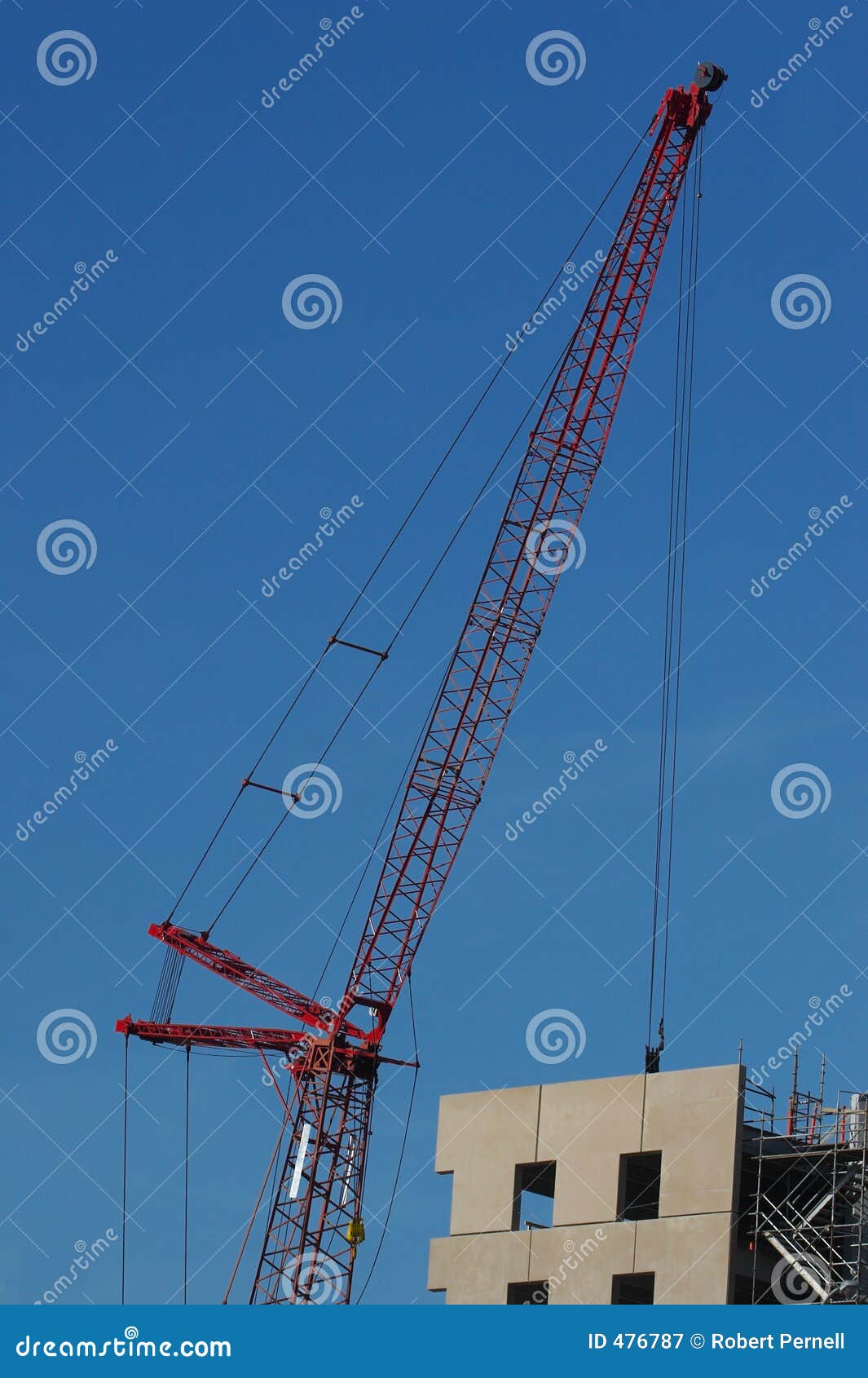 Kran stockbild. Bild von kran, metall, sicherheit, arbeit - 476787