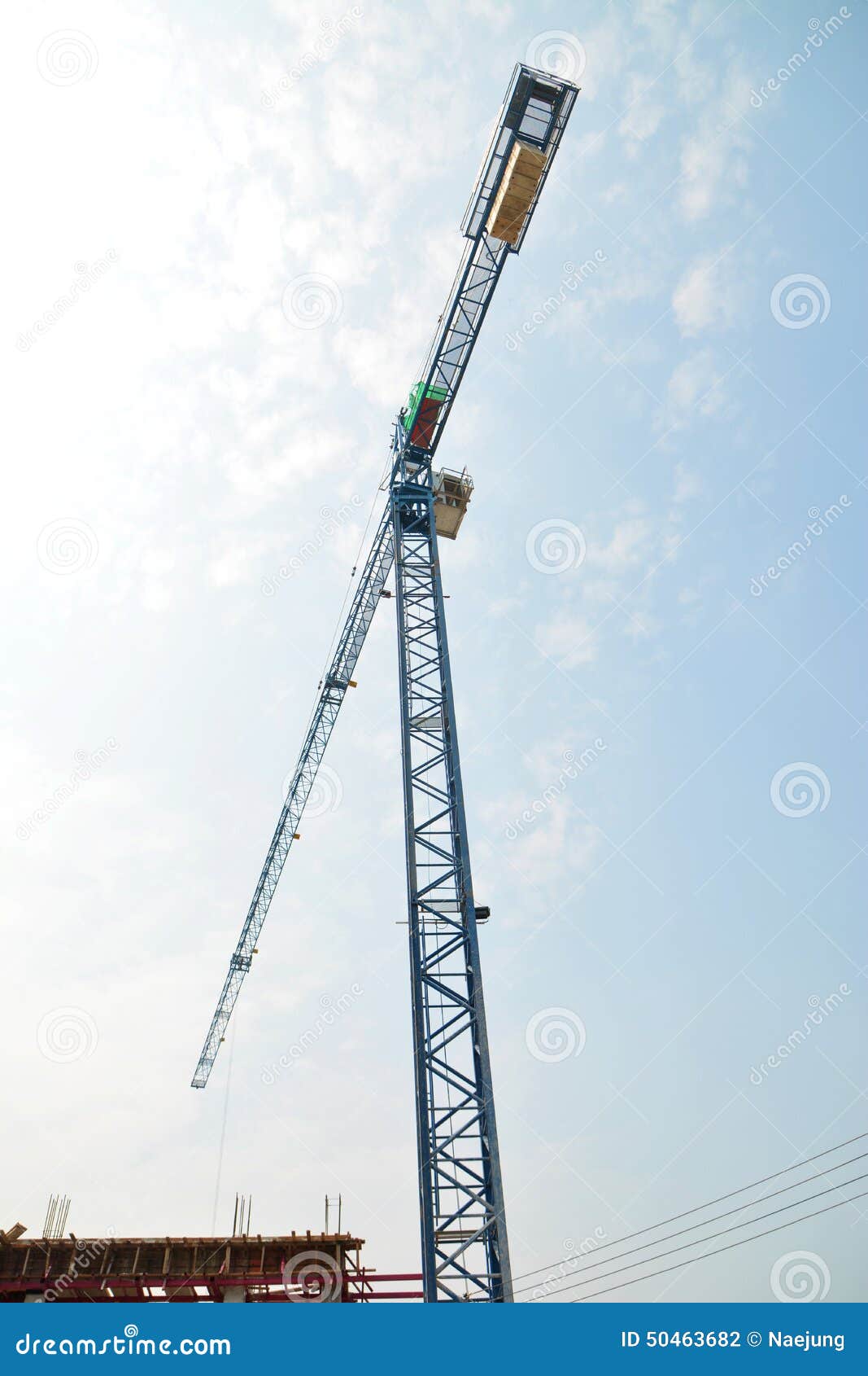 Kran stockfoto. Bild von stadt, europa, hintergrund, orange - 50463682