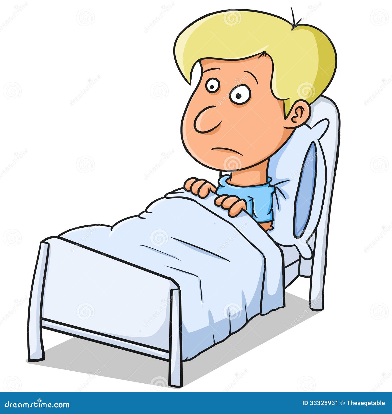 Krank sein stock abbildung. Illustration von falsch, krankenhaus - 33328931