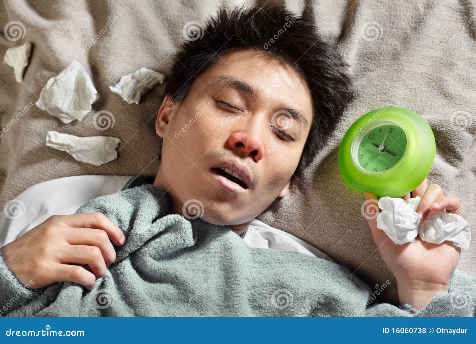 Kranke Person stockfoto. Bild von rest, alleine, schlafen - 16060738