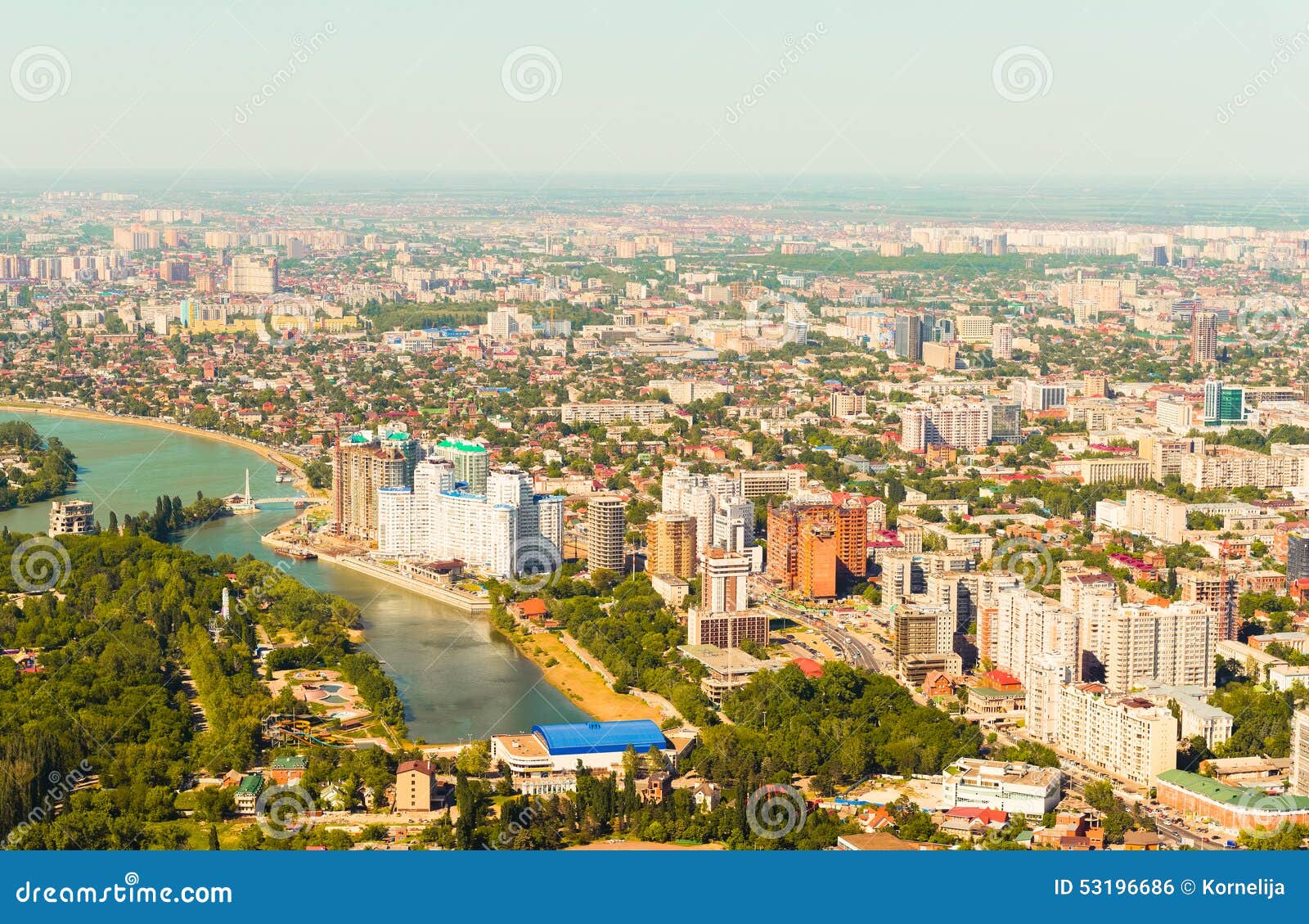Krasnodar city, Russia stock photo. Image of plane, home - 53196686