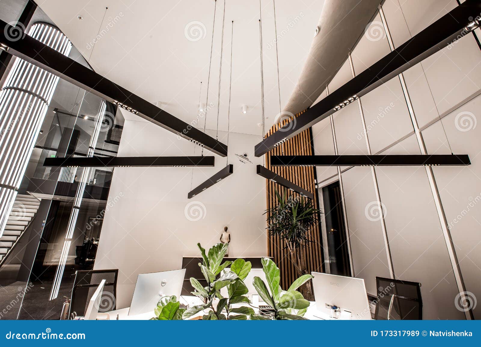 Krasnodar, Russia - November 19, 2019.Work Area in the Office. Modern ...
