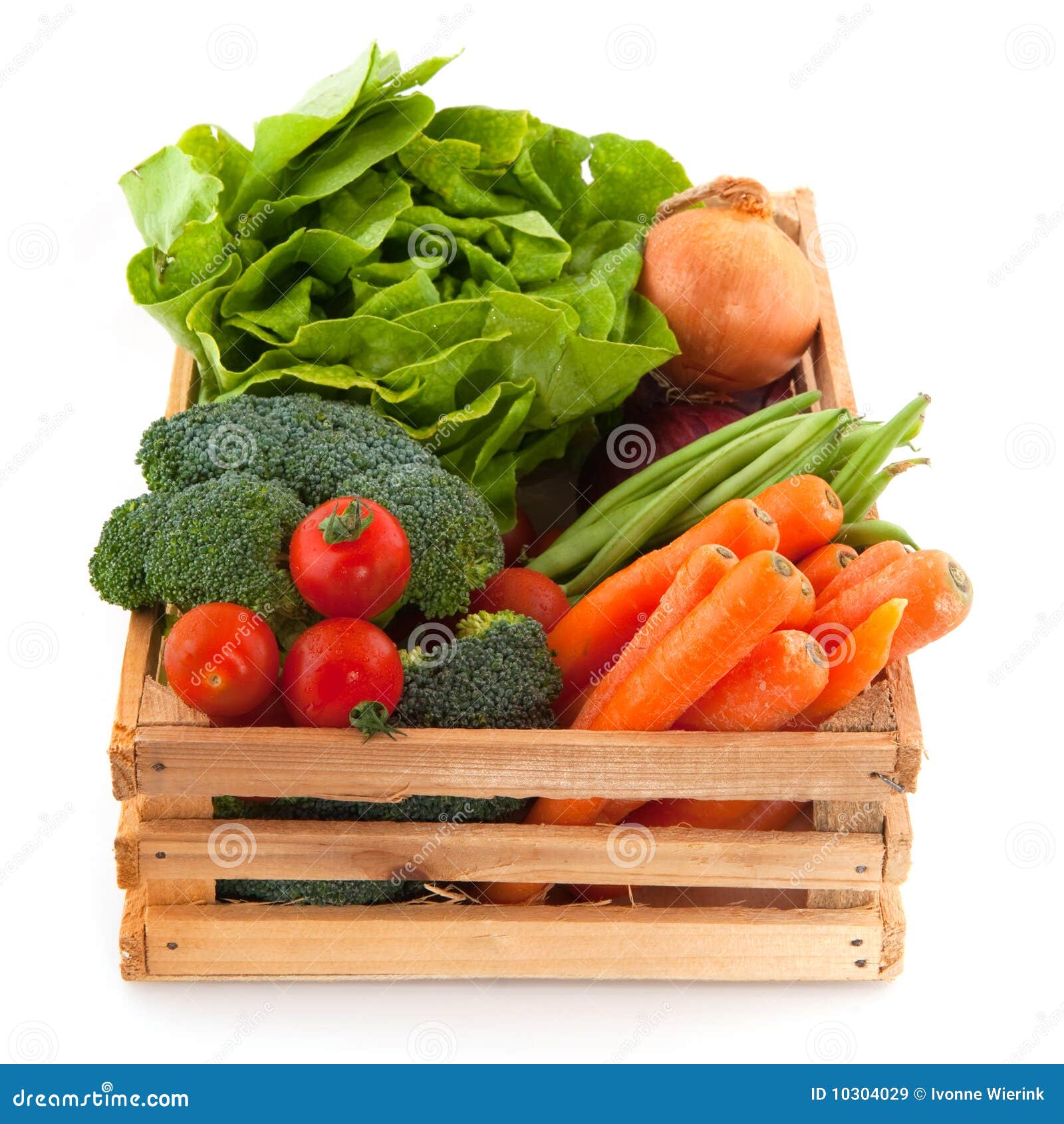 Krat met groenten stock afbeelding. Image of gemengd - 10304029