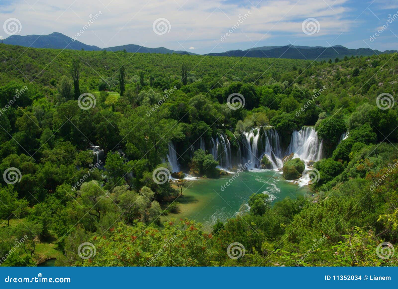 Kravica waterfall stock photo. Image of mostar, landscape - 11352034