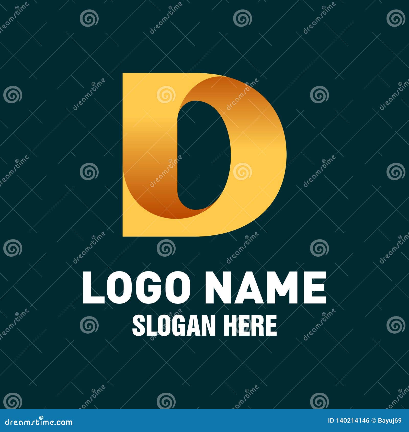 Kreative Initiale D Logo Vector Design Template Vektor Abbildung ...