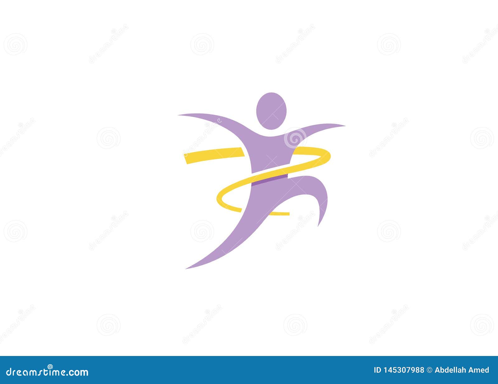 Kreative Person Springen Logo Vector Vektor Abbildung - Illustration ...