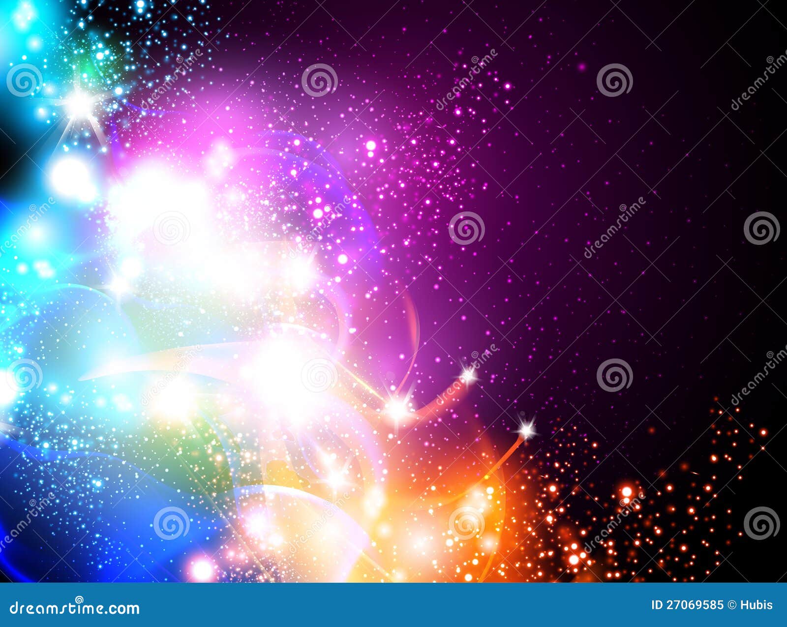 Kreativer Dynamischer Heller Hintergrund Vektor Abbildung ...