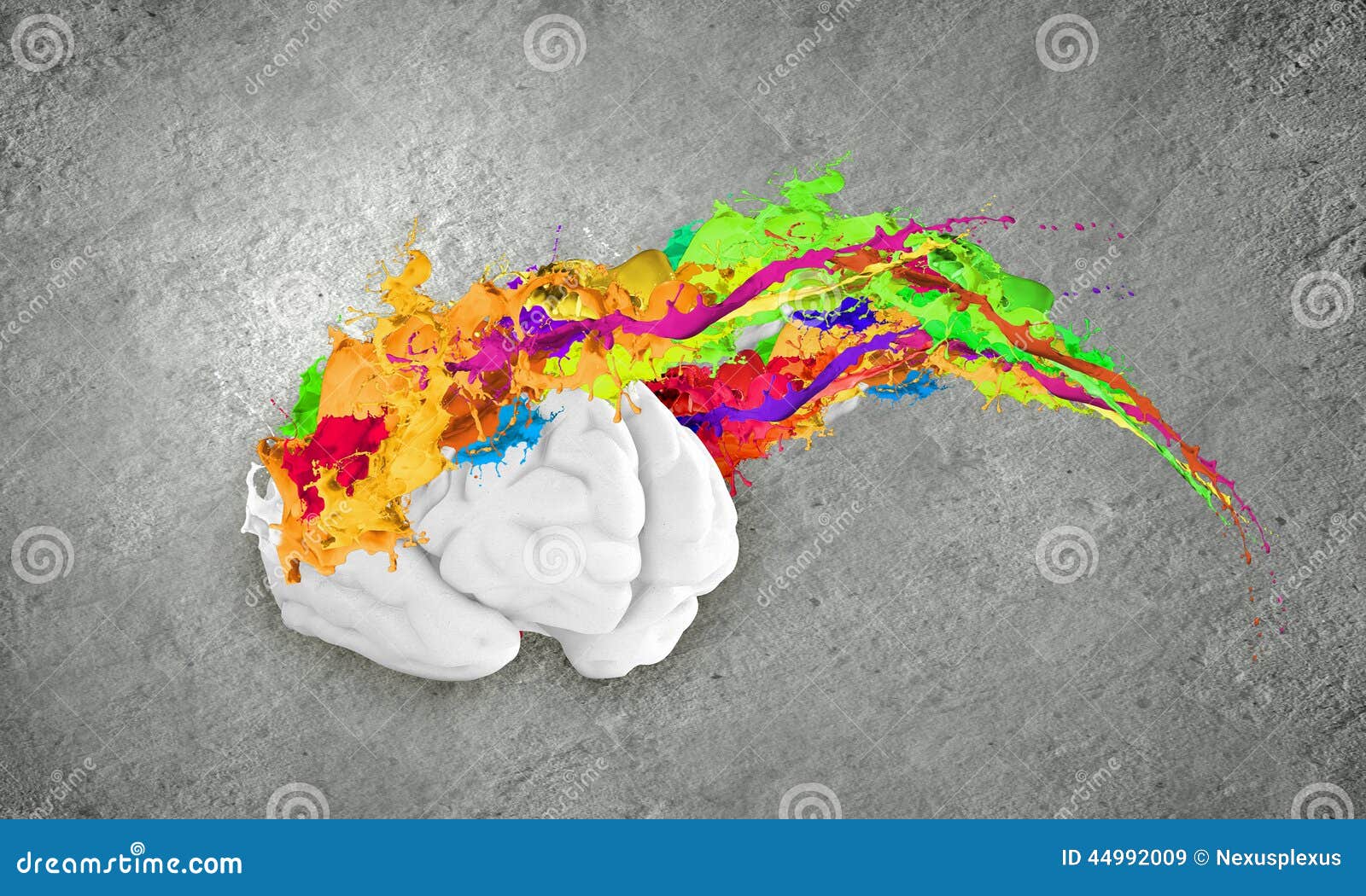 Kreatives Denken stockbild. Bild von zerebral, bunt, lernen - 44992009