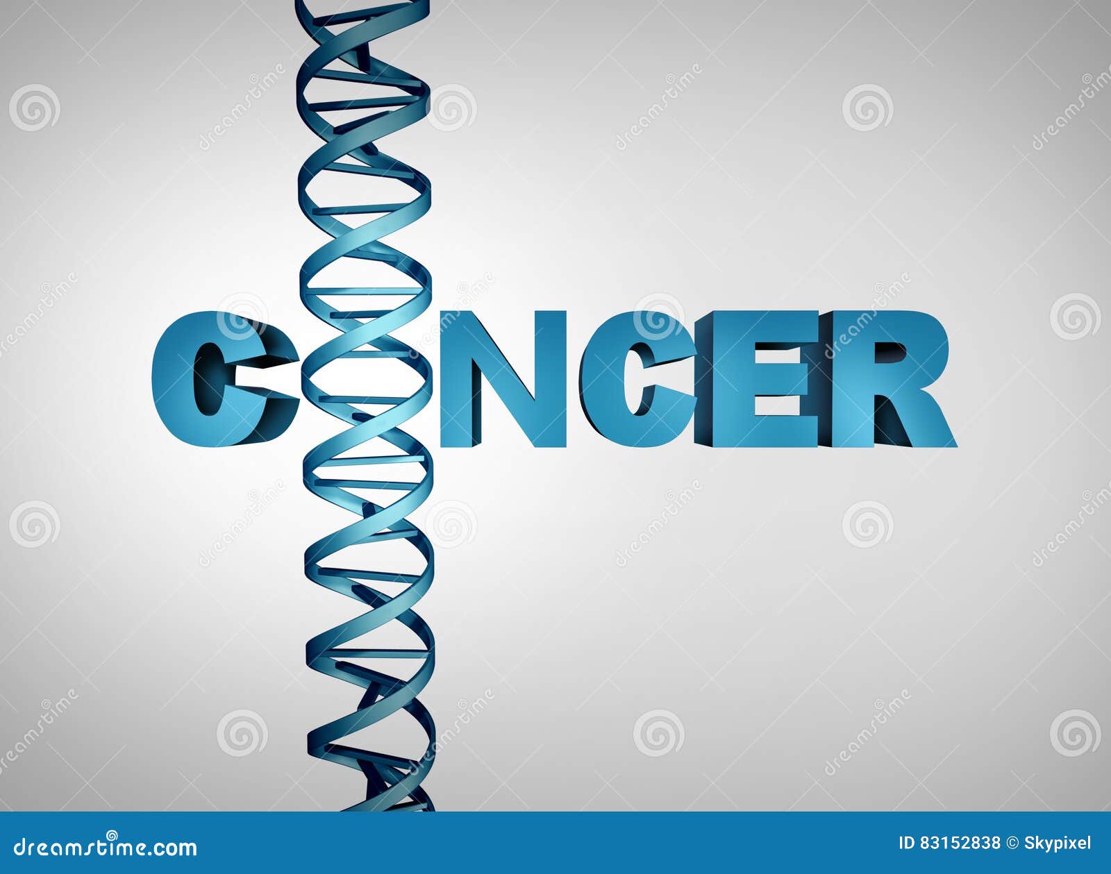 Krebs DNA-Konzept stock abbildung. Illustration von biotechnologie ...