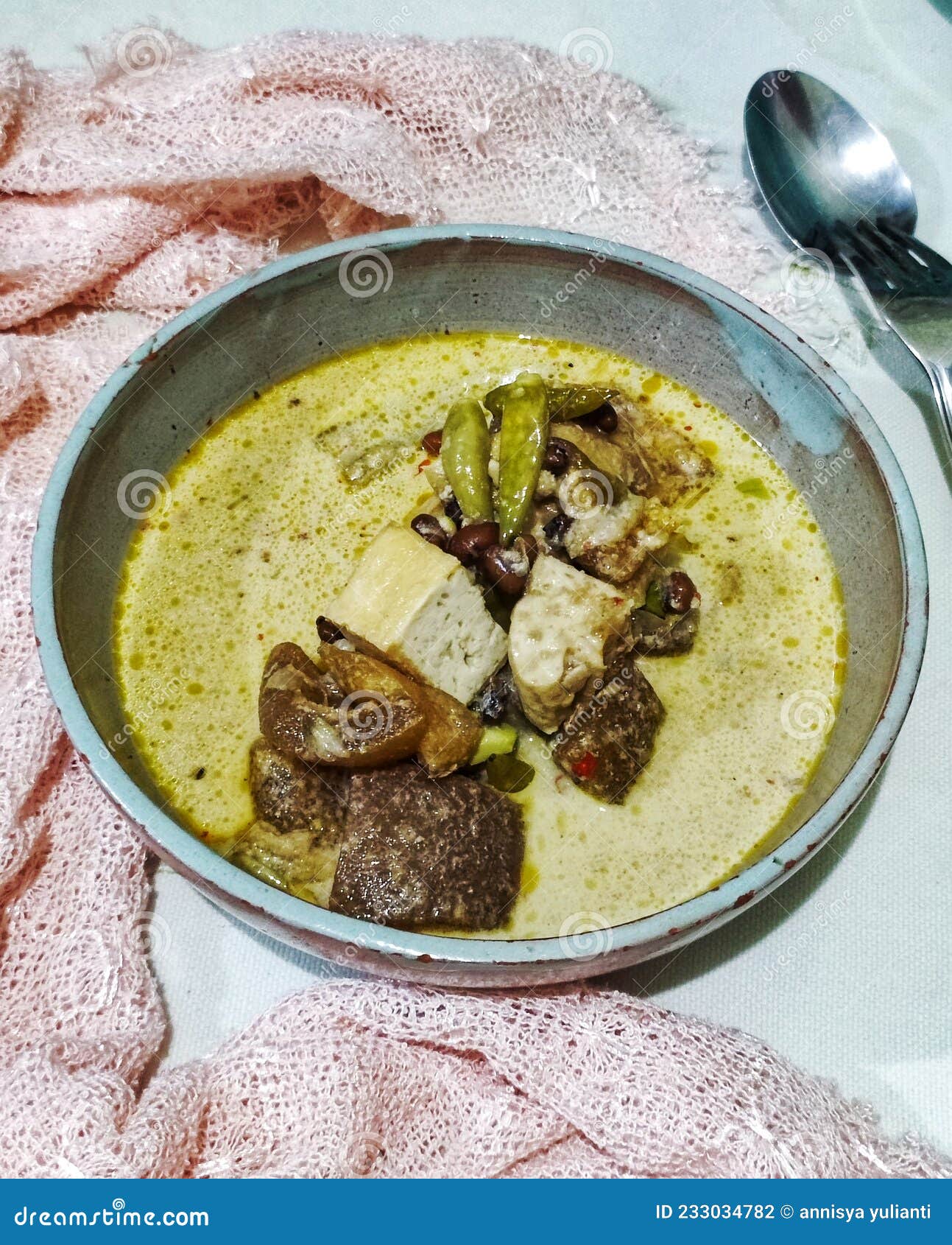 Krecek Stew, Indonesian Traditional Food from Central Java Stock Photo ...