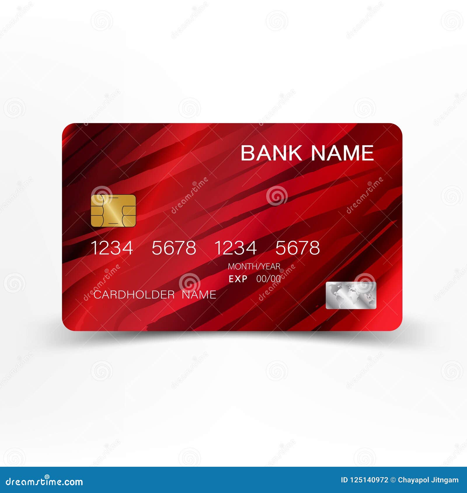 Krediet card607 vector illustratie. Illustration of firma - 125140972