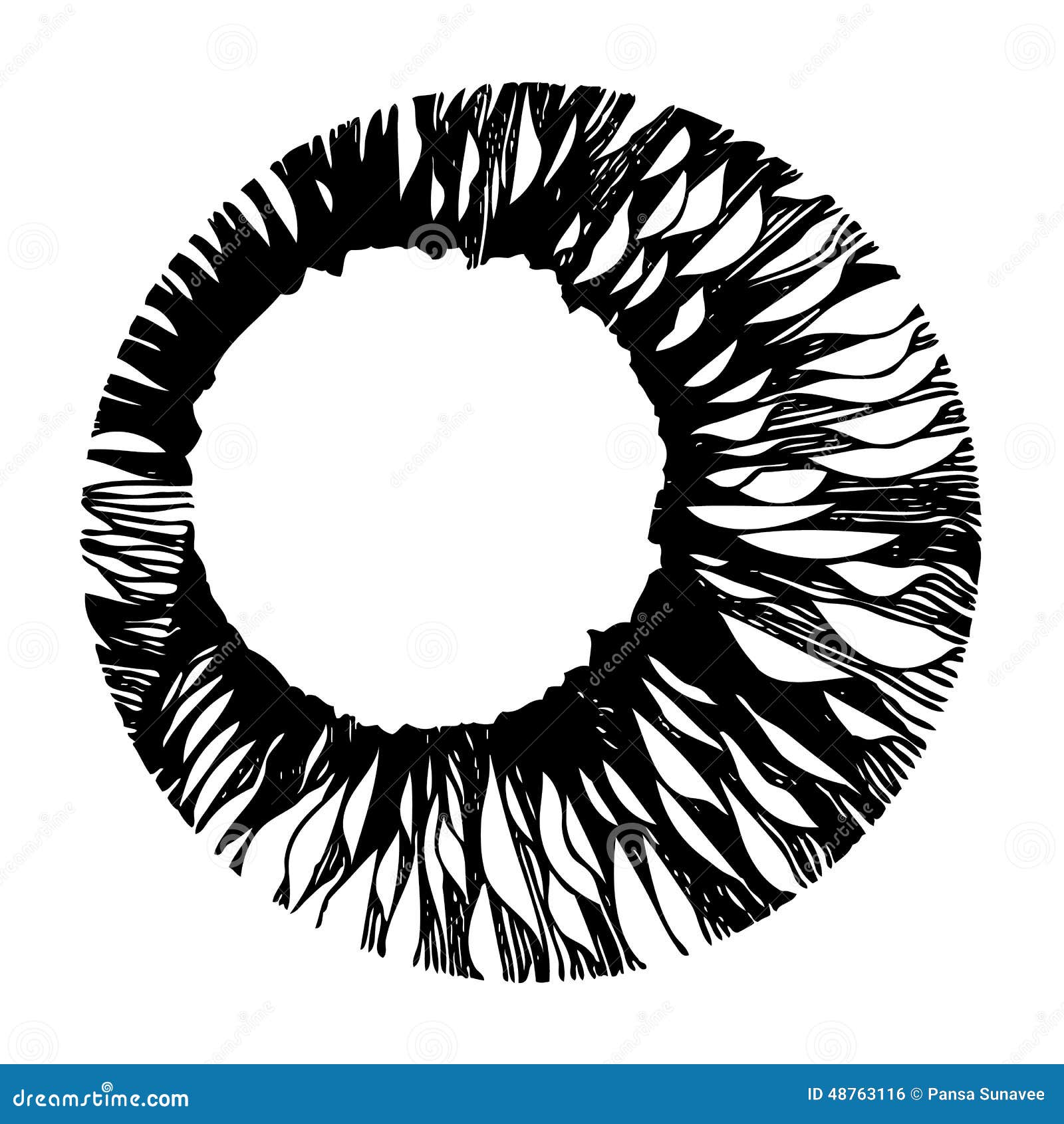 Kreisdesign vektor abbildung. Illustration von formular - 48763116