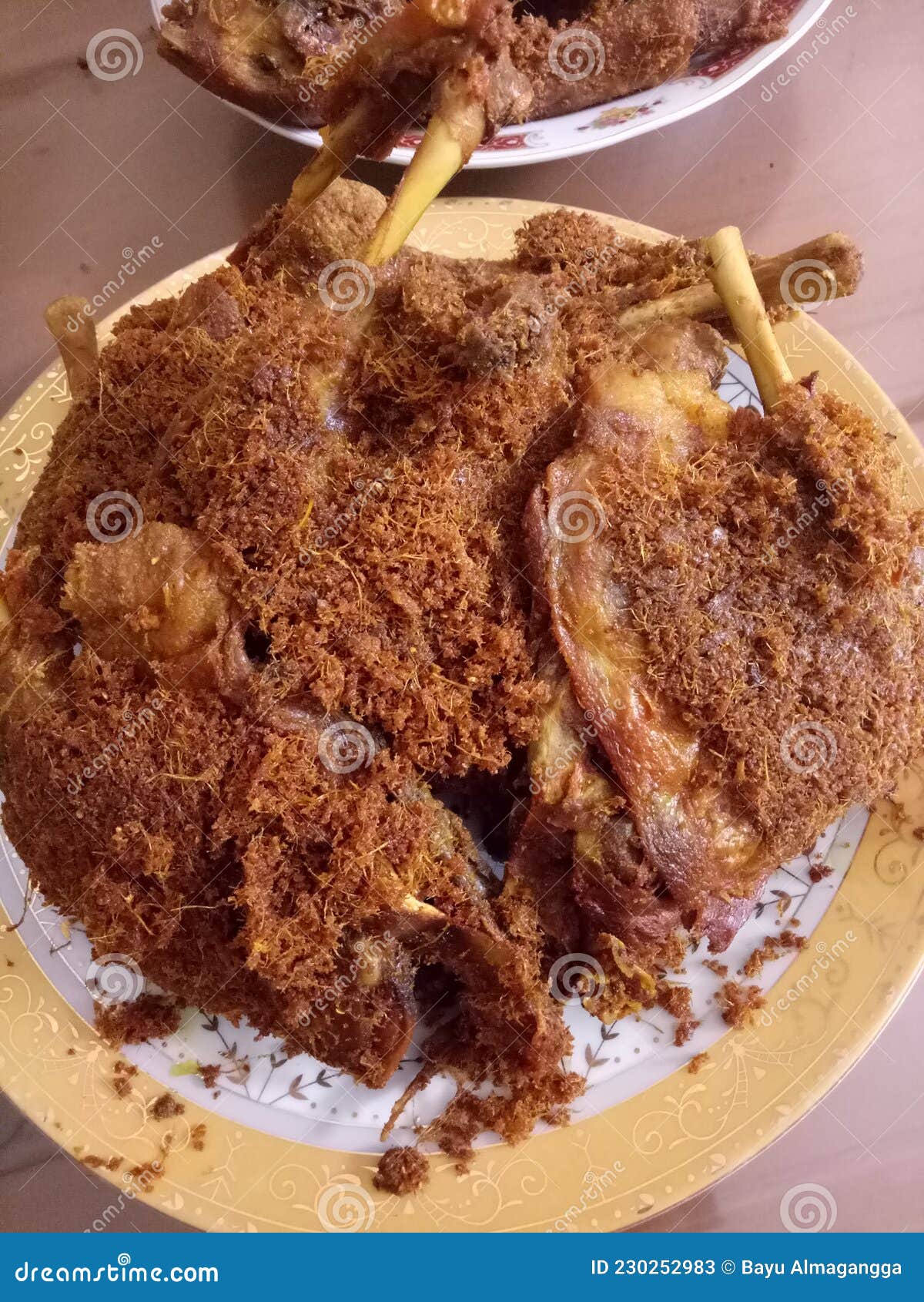 Kremes Fried Duck, Typical of East Java, Indonesia Stock Image - Image ...