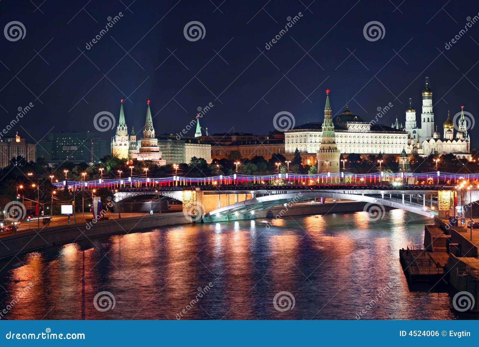Kremlin stock photo. Image of kremlin, russia, ussr, illumination - 4524006