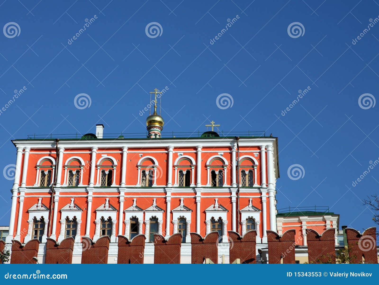 Kremlin Building on Sky Background Stock Image - Image of landmark ...