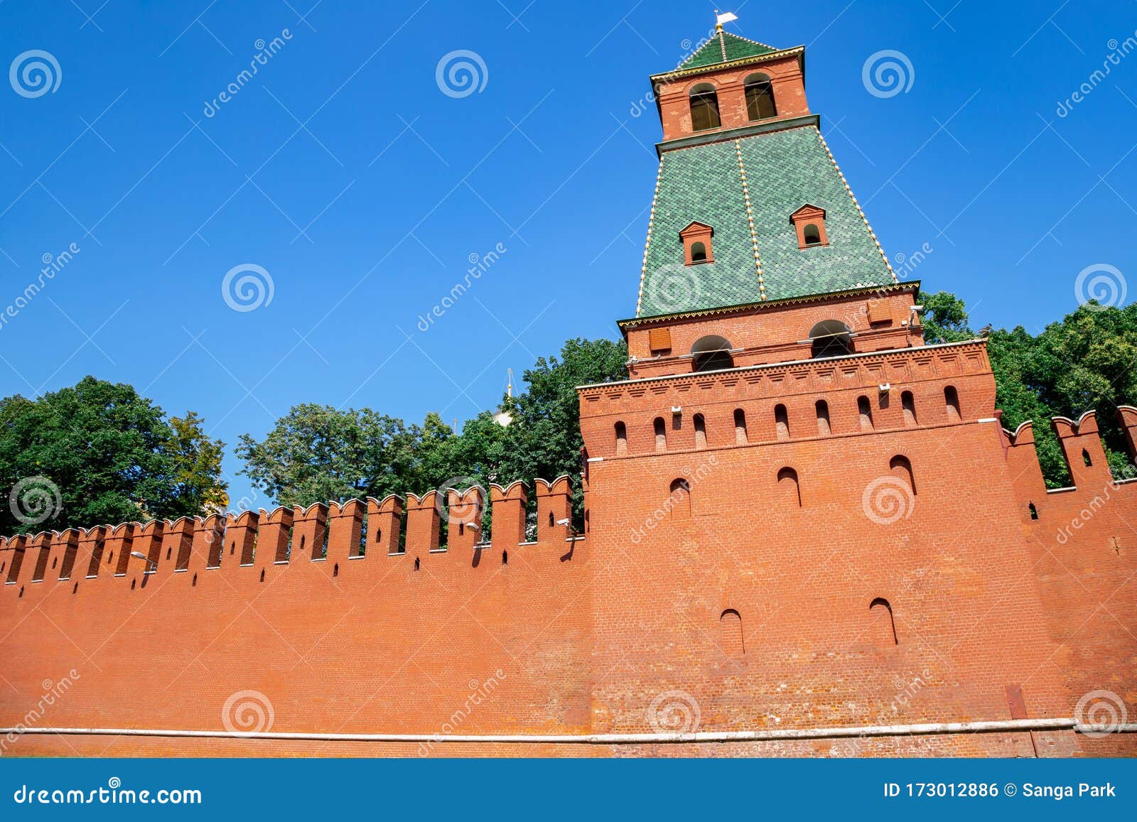 Kremlin Fortress in Moscow, Russia Stock Photo - Image of architecture ...