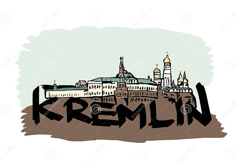 Kremlin stock illustration. Illustration of cartoon, history - 49912078