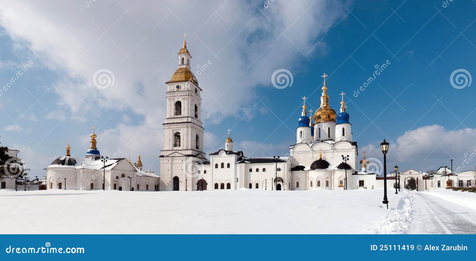 Kremlin-Komplex in Tobolsk stockbild. Bild von exil, orthodox - 25111419