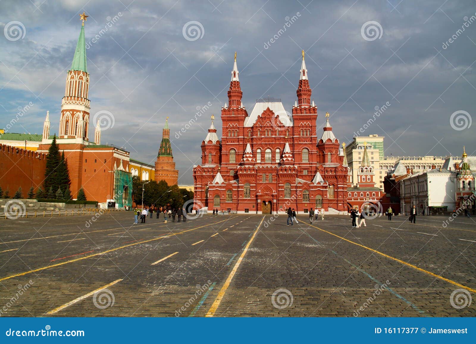 Kremlin on the Red Square stock image. Image of church - 16117377