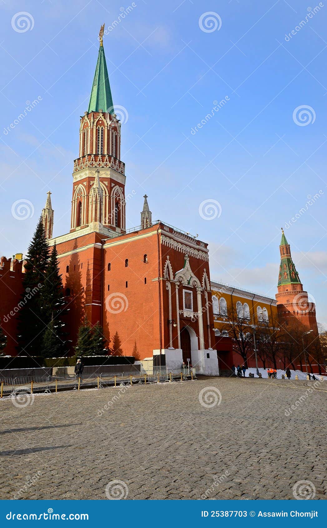 Kremlin, red square stock image. Image of majestic, brick - 25387703