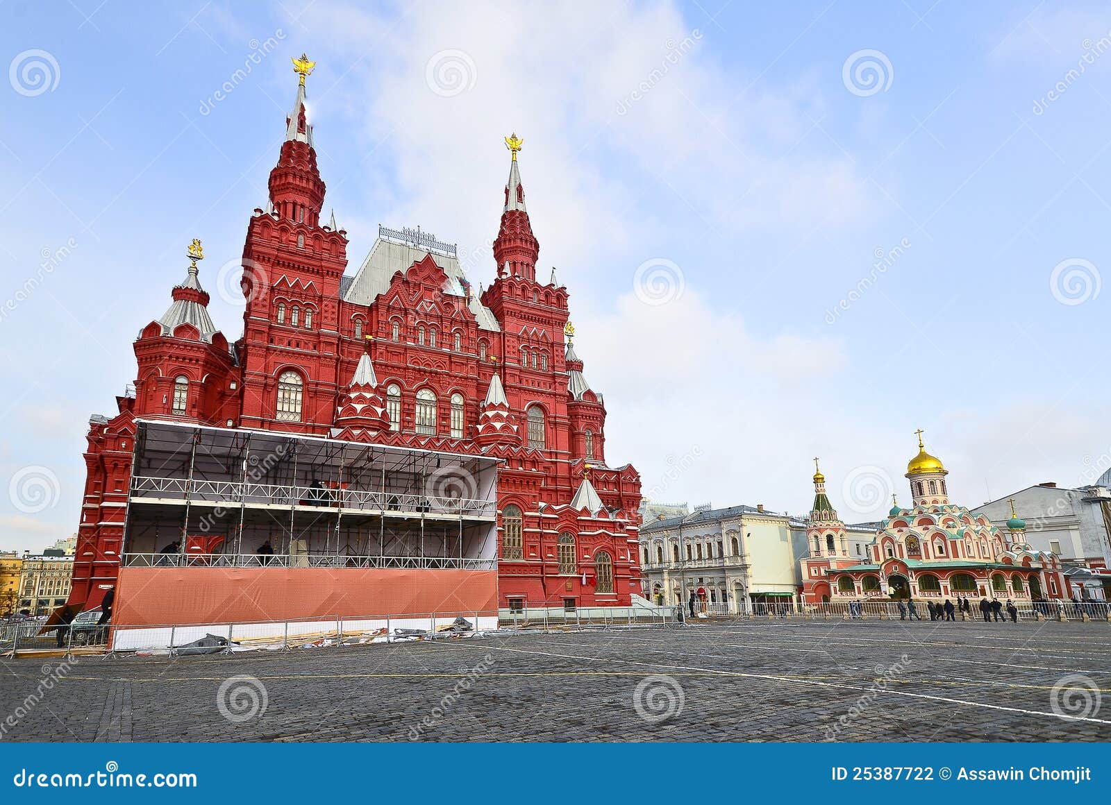 Kremlin, red square stock photo. Image of colorful, tourist - 25387722