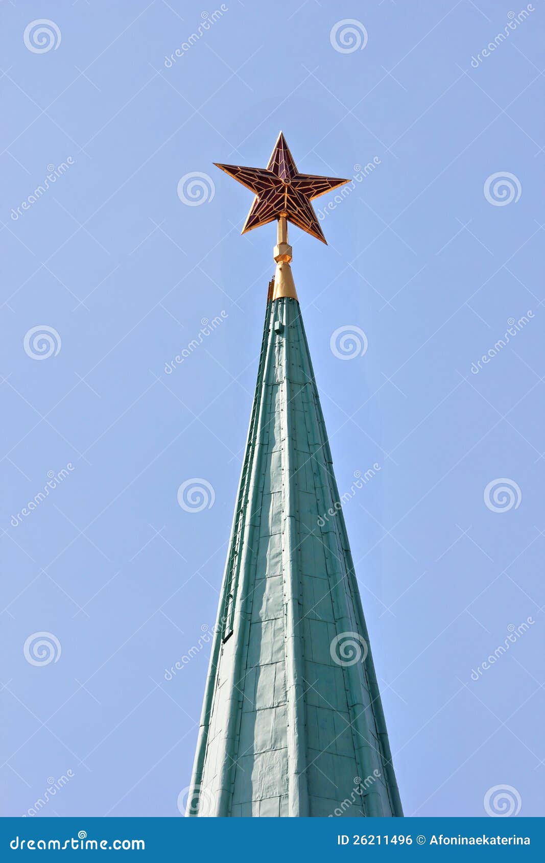 Kremlin red star stock photo. Image of contrast, landmark - 26211496