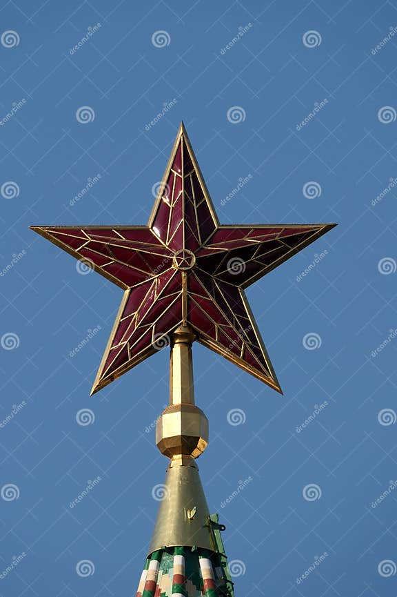 Kremlin star. stock image. Image of destinations, landmark - 346986175