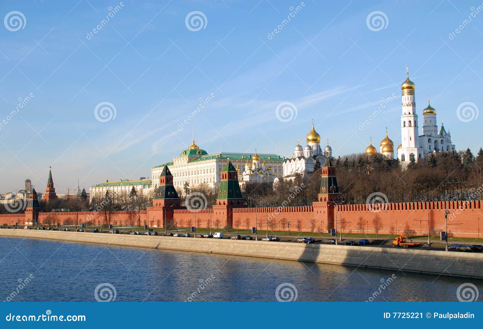 Kremlin Wall stock image. Image of history, moscow, parliament - 7725221