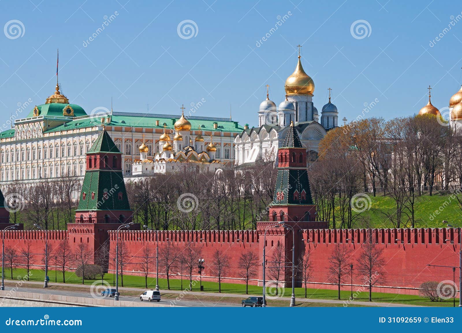 Kremlin wall stock image. Image of outdoor, europe, brick - 31092659