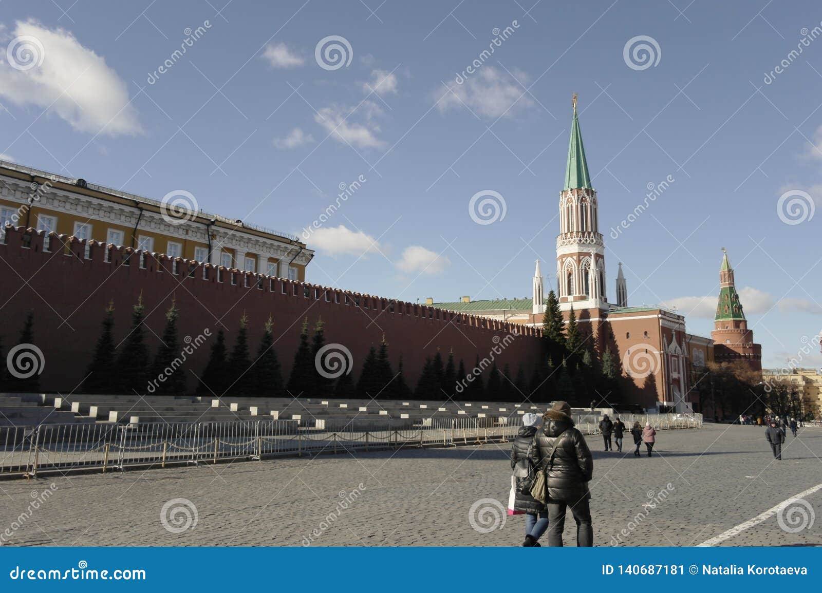 Red square in Moscow stock image. Image of gothic, architecture - 140687181