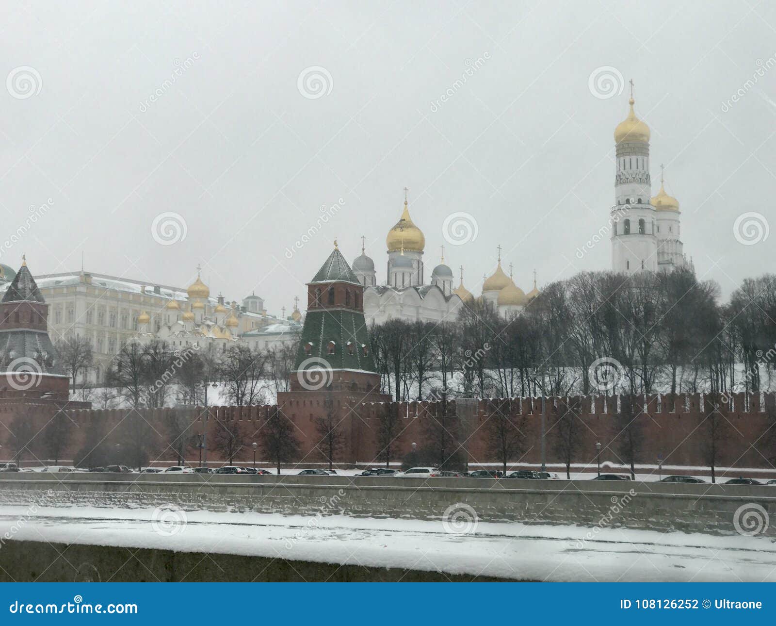 Kremlin in the winter stock photo. Image of moscow, kremlin - 108126252