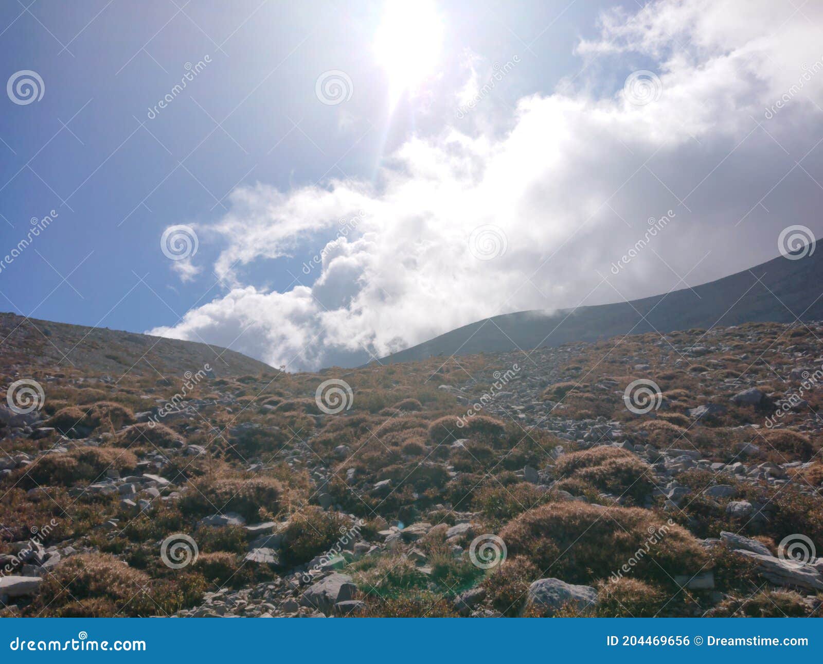 Kreta mount ida stock photo. Image of plateau, landscape - 204469656