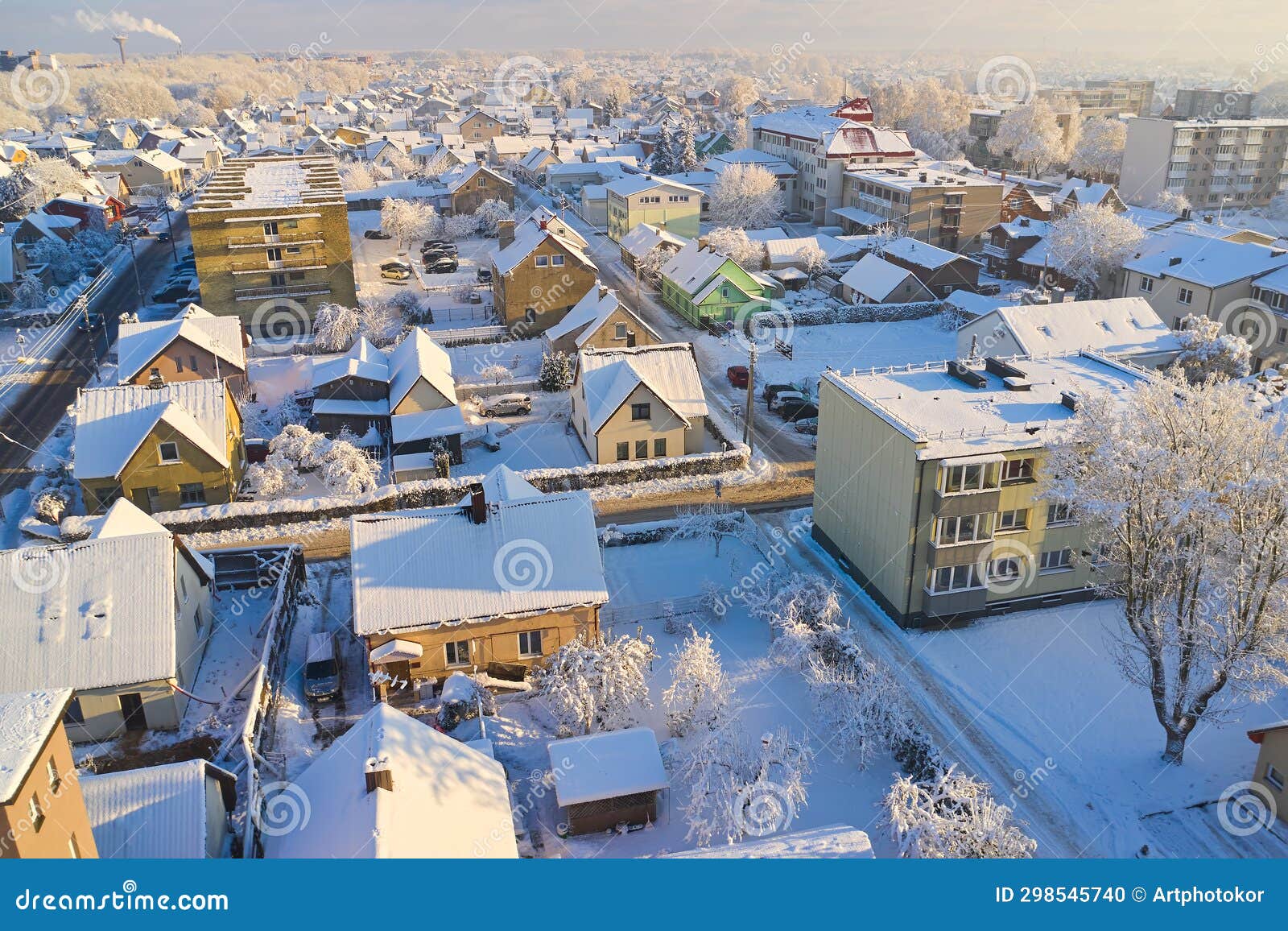 Kretinga, Lithuania - December 10, 2022 - Urban Development in ...