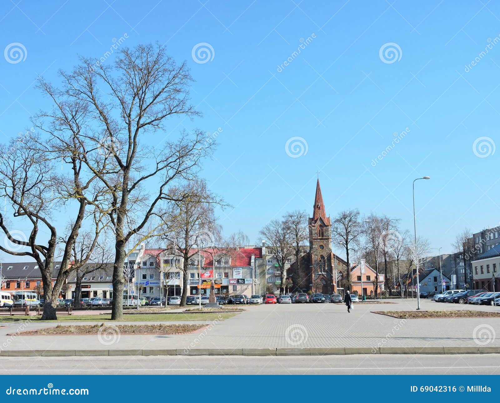 Kretinga town, Lithuania editorial photo. Image of home - 69042316