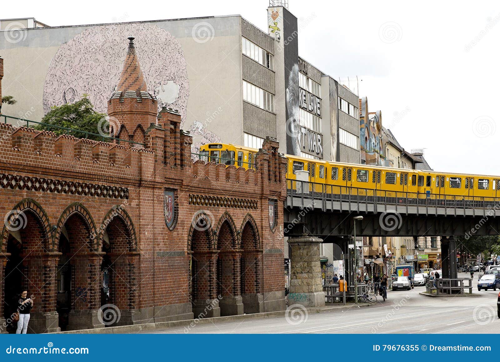 Kreuzberg Berlin redaktionelles bild. Bild von stadtbild - 79676355