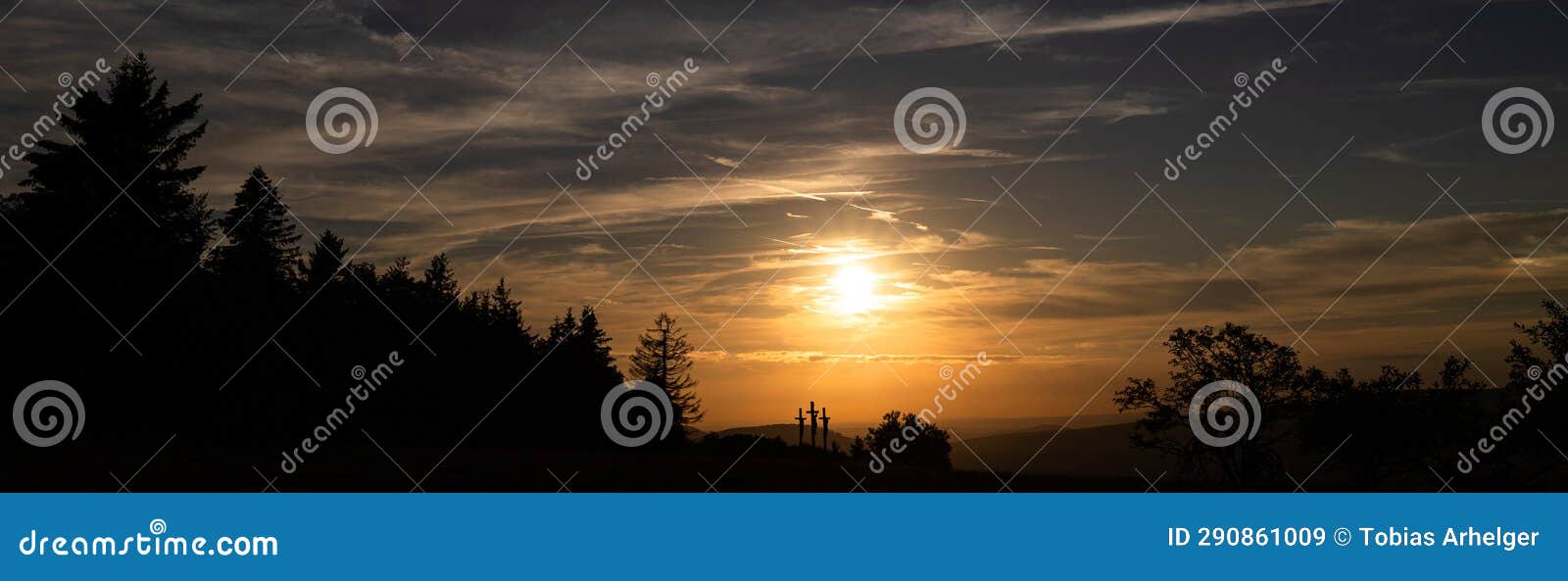 Kreuzberg Mountain in the Roehn Germany Stock Image - Image of ...