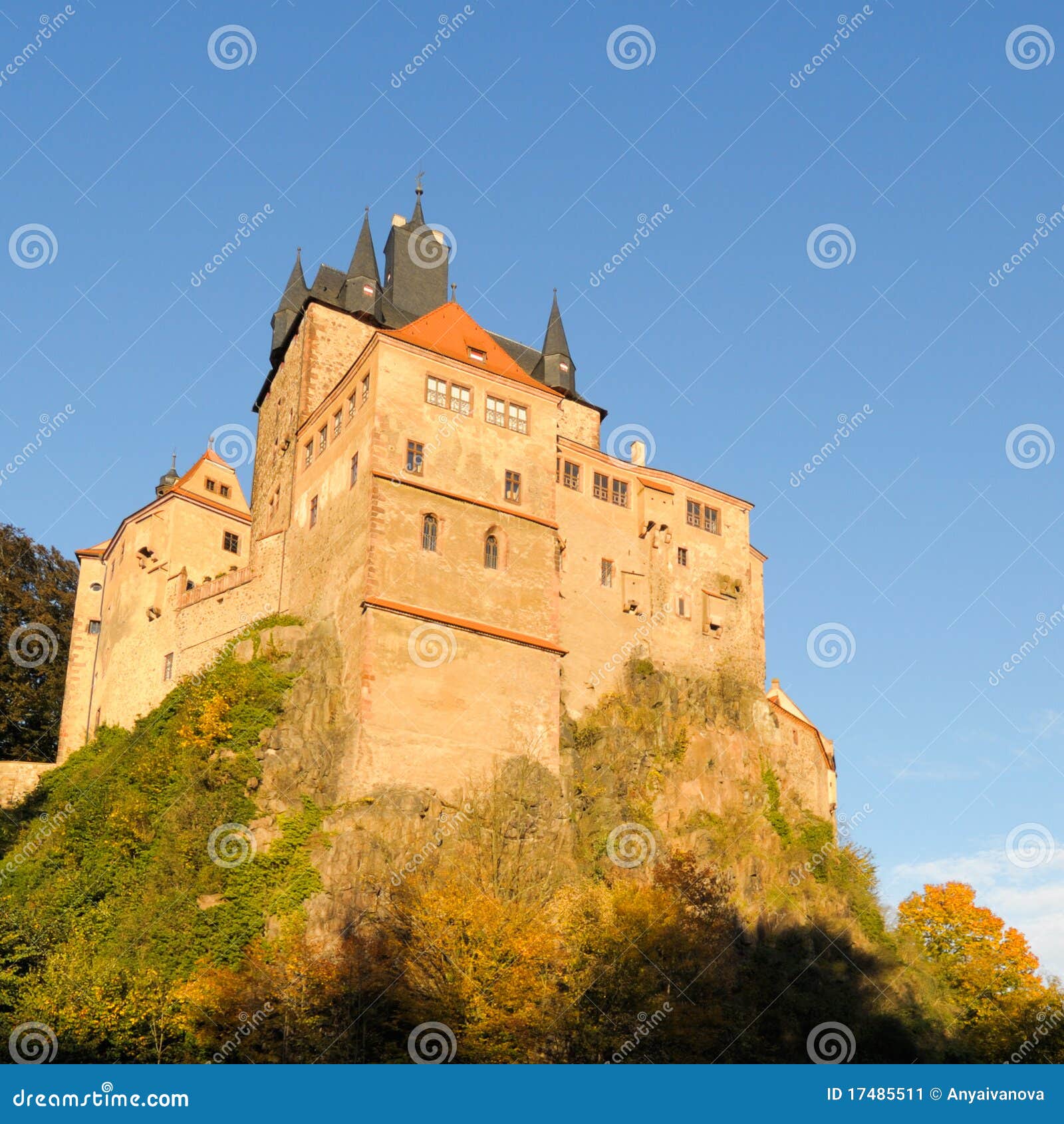 Kriebstein Castle, Saxony, Germany Stock Image - Image of forest ...