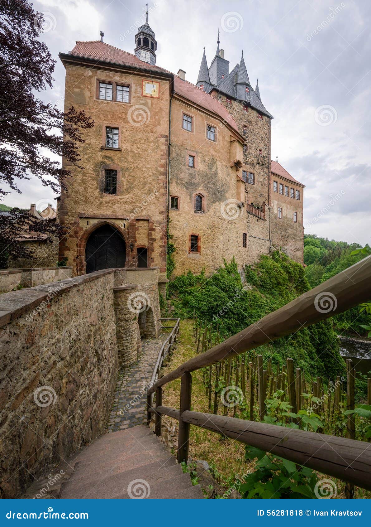 Kriebstein slott, Tyskland arkivfoto. Bild av europa - 56281818
