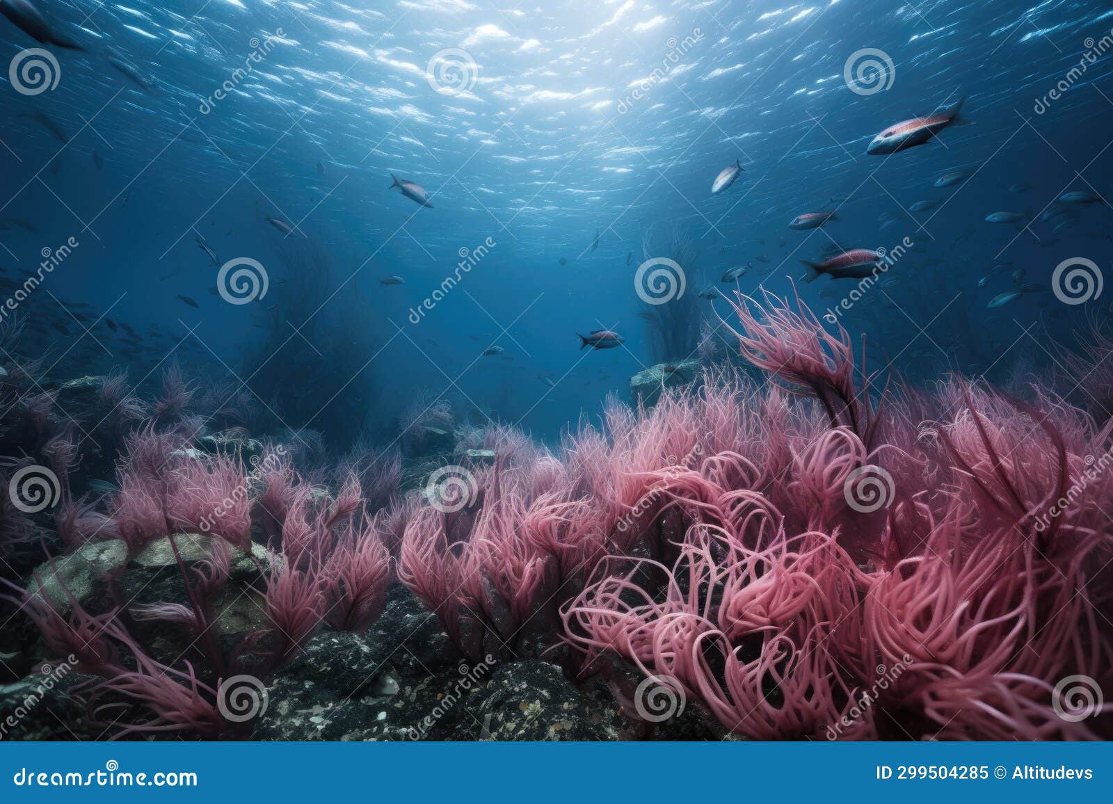 A Krill Swarm with a Backdrop of the Underwater Antarctic Landscape ...