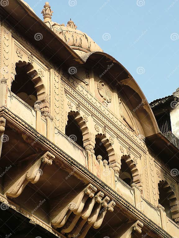 Krishna Temple Mathura India Stock Photo - Image of mathura, ancient ...