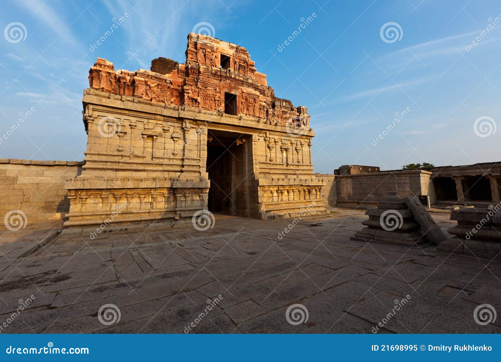 Krishna temple on sunset stock image. Image of gates - 21698995